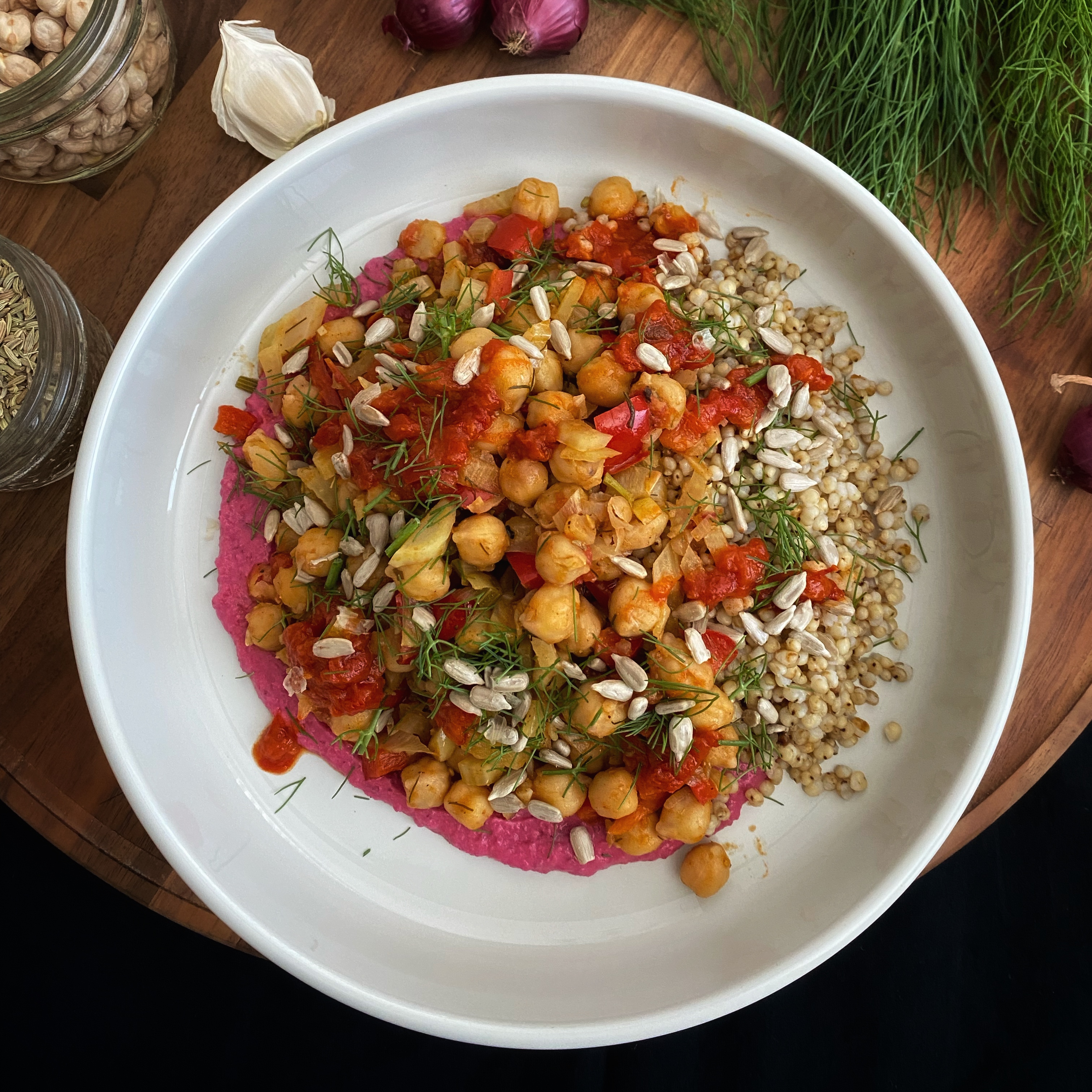 Sundried Tomato Chickpea Warm Salad – Kaitlyn Anne Thomas