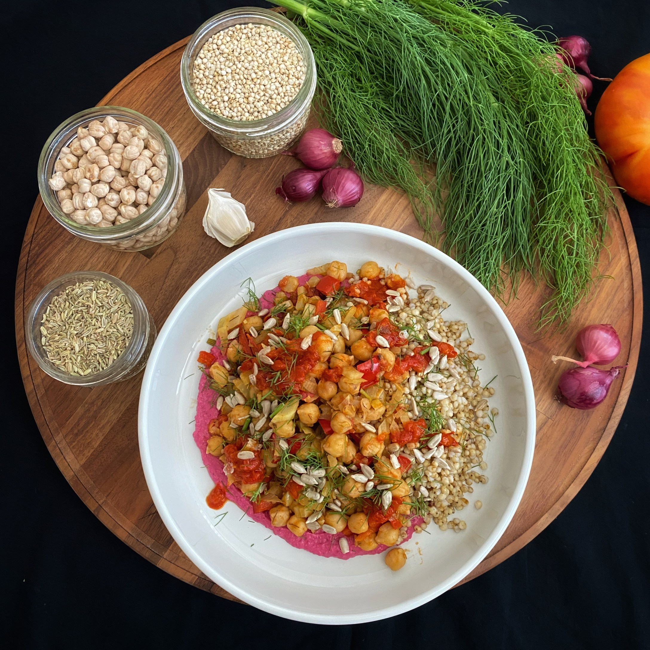 Sundried Tomato Chickpea Warm Salad – Kaitlyn Anne Thomas